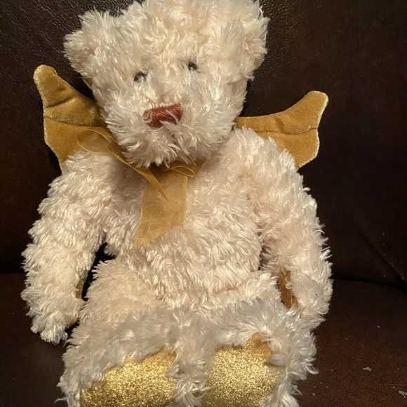 Gund | Toys | Gund Musical Angel Bear Plays Jesus Loves Me | Poshmark